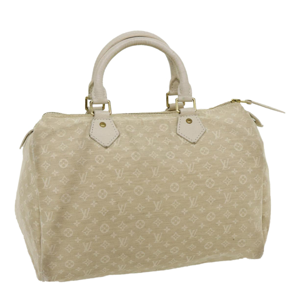 Louis Vuitton | Bags | Louis Vuitton Monogram Mini Lin Speedy 3 Hand ...